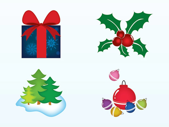 » Des images vectorielles gratuites pour noël